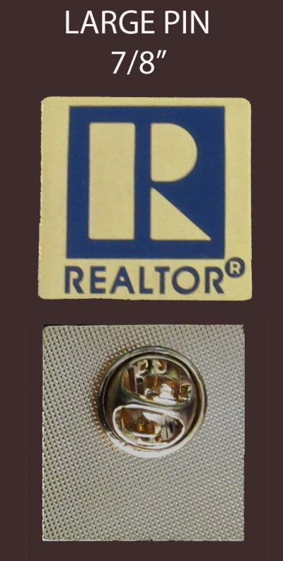 7/8" Gold Realtor Pin RPL – National Stock Sign
