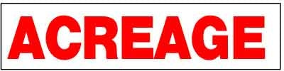Acreage -- LRCORR – National Stock Sign