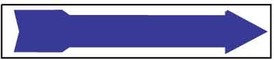 Blue Arrow Solid-- LR – National Stock Sign