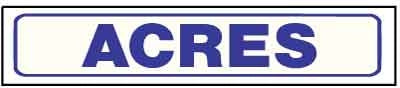 Blue, ___ Acres-- LR – National Stock Sign