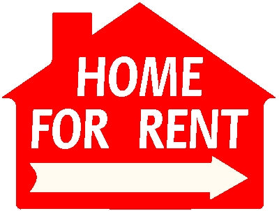 Home For Rent Red-- H3 – National Stock Sign