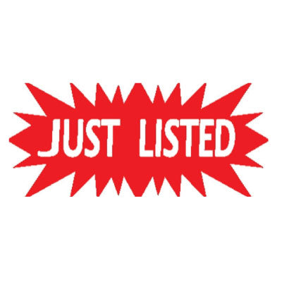 Just Listed Red-- STAR – National Stock Sign