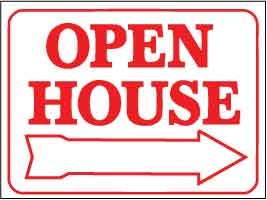Open House Red-- HD-1 – National Stock Sign