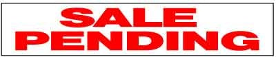Sale Pending Sticker-- RS – National Stock Sign
