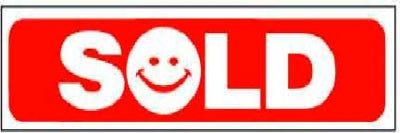 Sold Smiley Face-- MRCORR – National Stock Sign