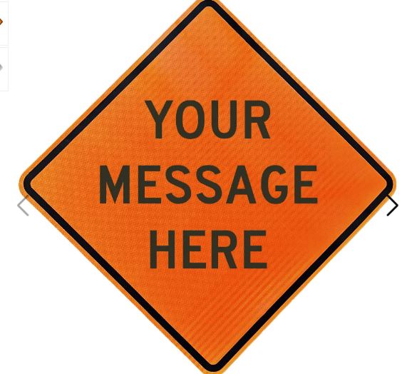 24"x24" Card Stock--Non Reflective – National Stock Sign