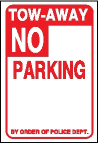 P4-- PARKING – National Stock Sign